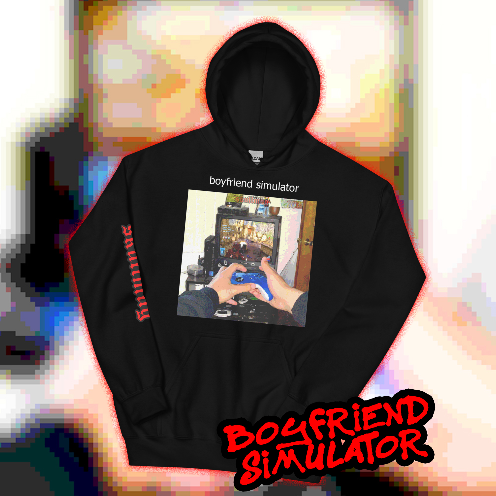 Boyfriend Simulator Heavyweight Hoodie – The Official SKMG Shop